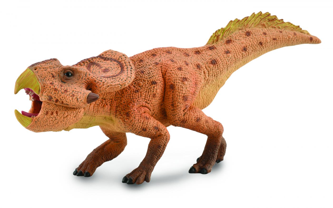 CollectA Prehistoric Deluxe: Protoceratops with movable Jaw true to ...