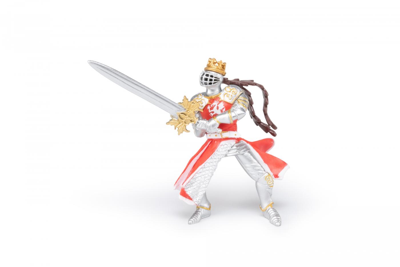 Papo The Medieval Era: Papo Dragon King with sword 39797