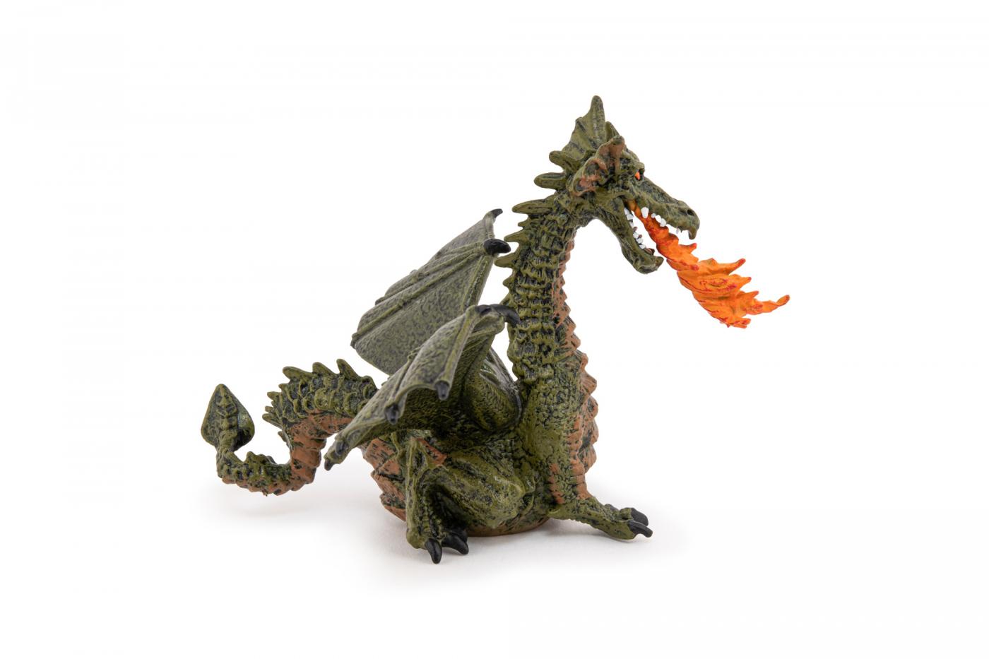 Papo 39025 Fire-breathing dragon with Fl? Ügeln green spielzeug-guenstig.de