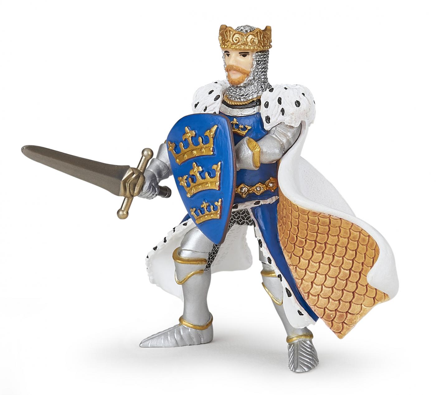 Papo The Medieval Era: Papo King Arthur blue 39953