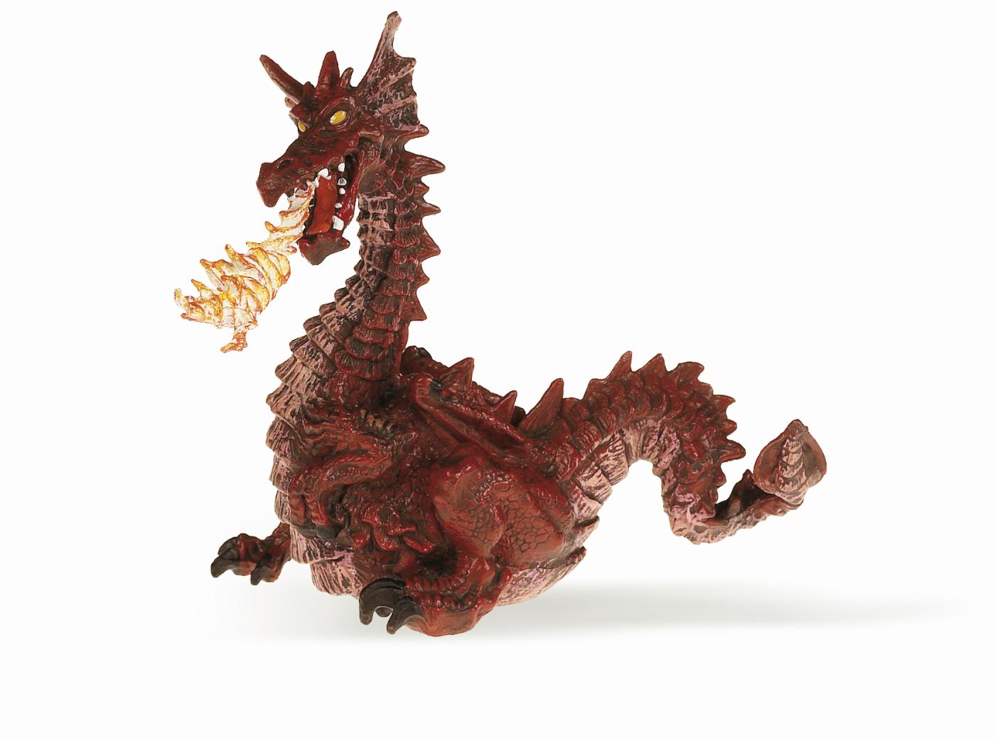 Papo 39016 dragon breathing fire red - dragons & elves at spielzeug ...