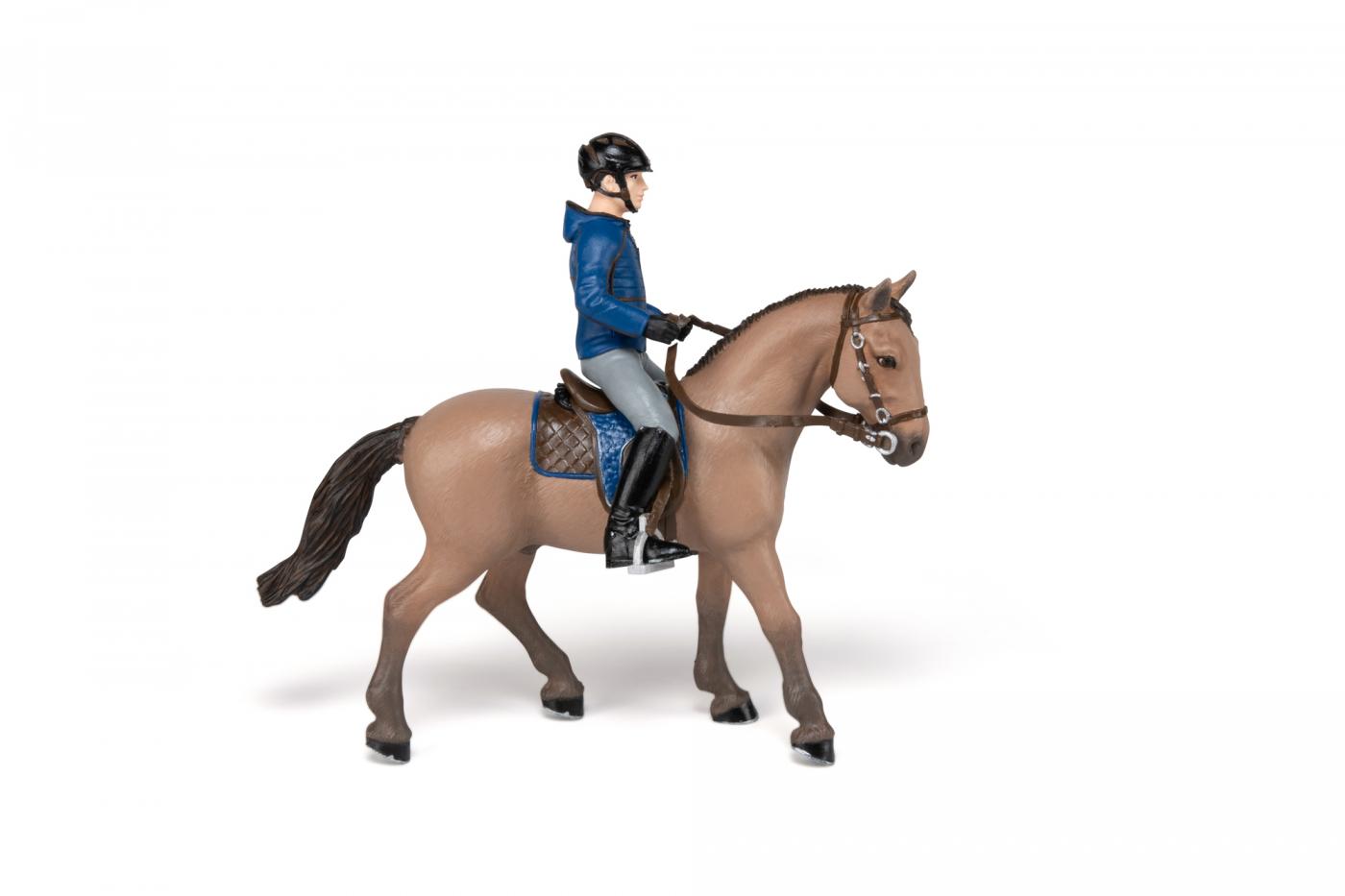 Papo Horses: Papo Rider with hiking horse 51565