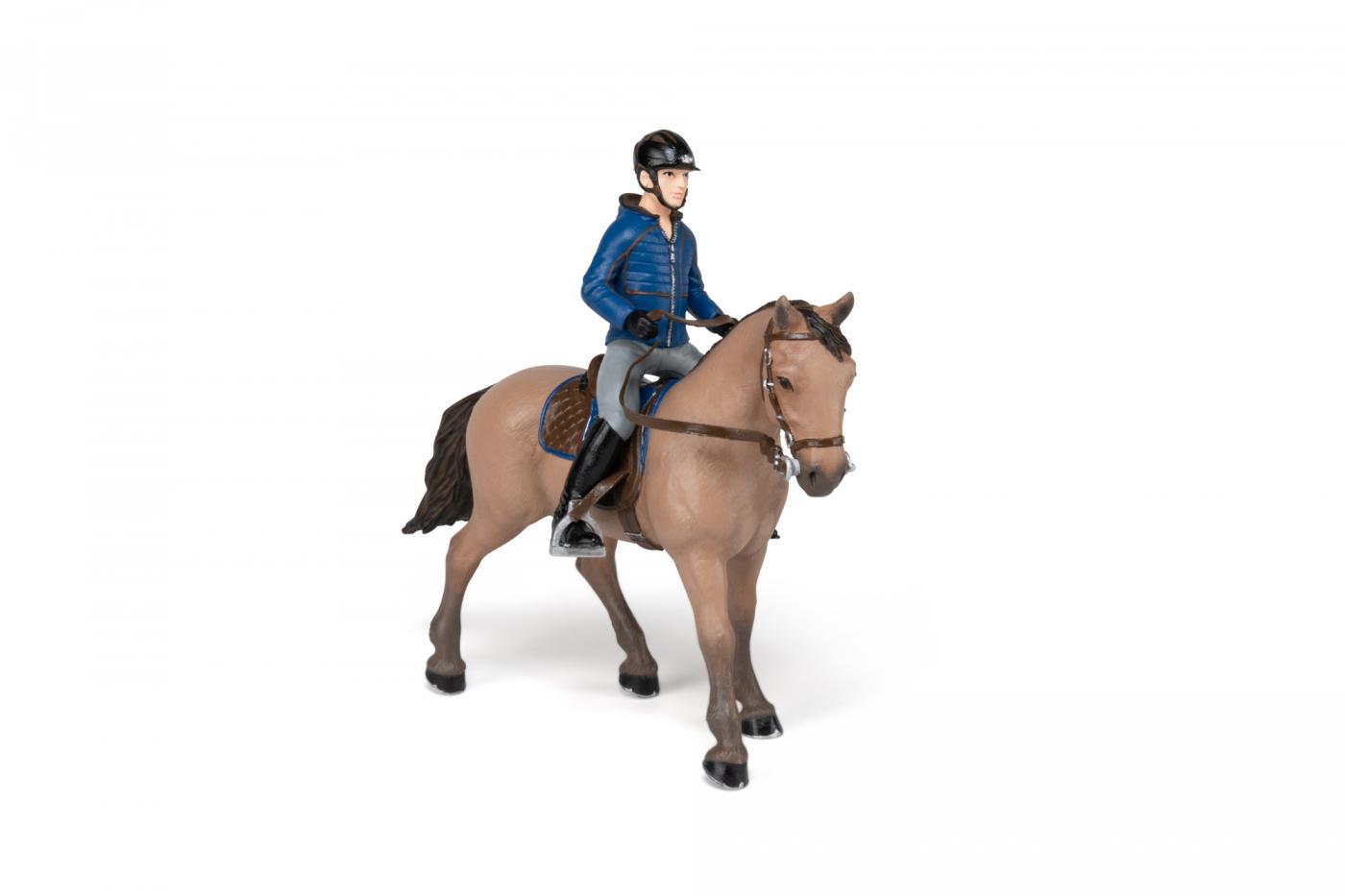Papo Horses: Papo Rider with hiking horse 51565