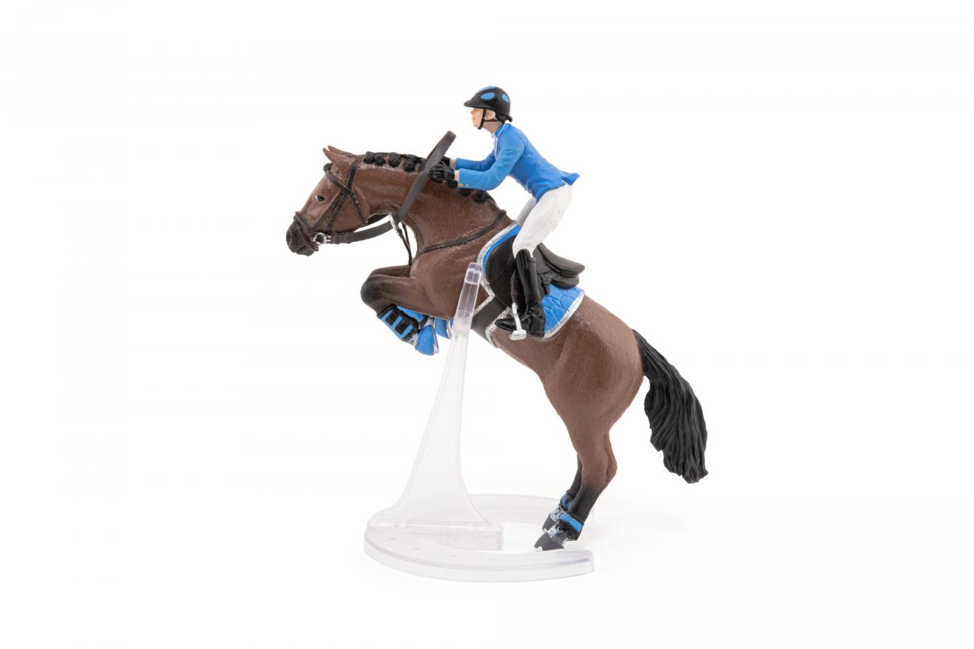 Papo Horses: Papo Showjumper and rider 51560