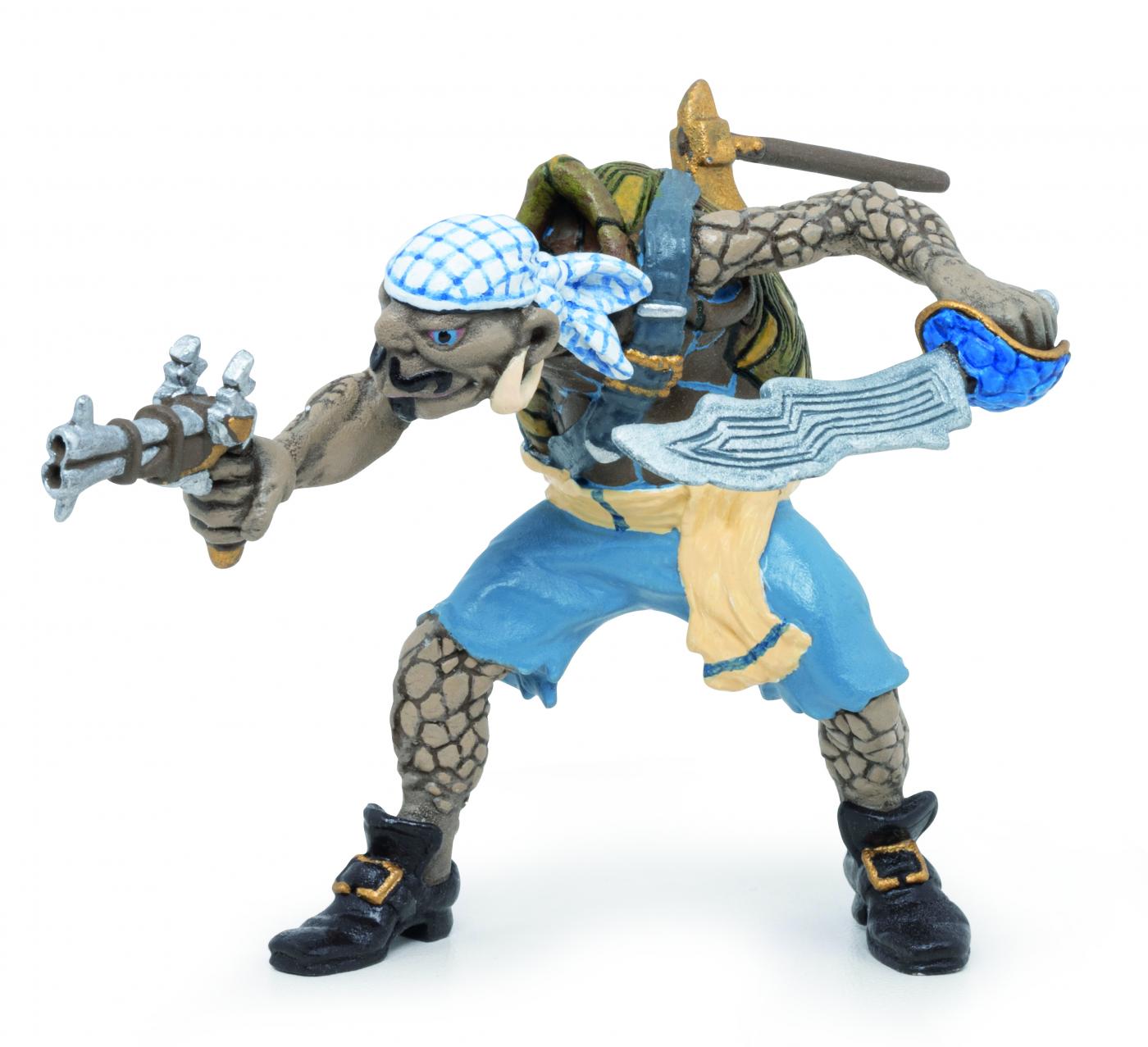 Papo Pirates and Corsairs: Papo Turtle mutant pirate 39