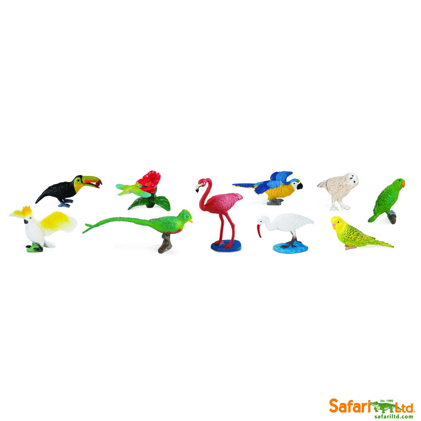 Safari Ltd 6804 Exotic Birds Toob - minis at spielzeug-guenstig.de