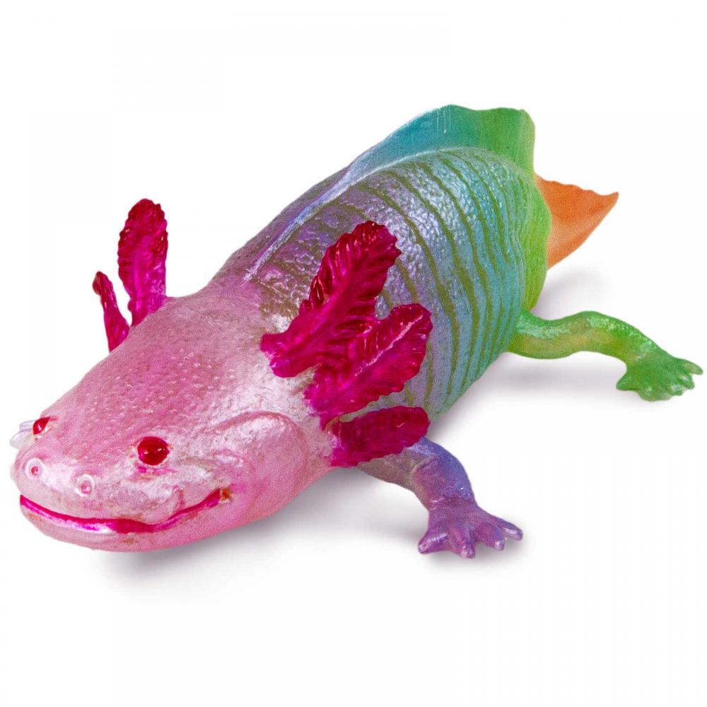 Safari Wild Safari Wildlife: Safari Rainbow Axolotl Toy Figure 110487