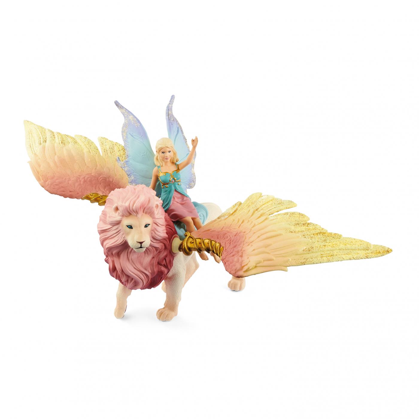 Schleich Bayala Elves: Schleich Elf on winged lion 70714