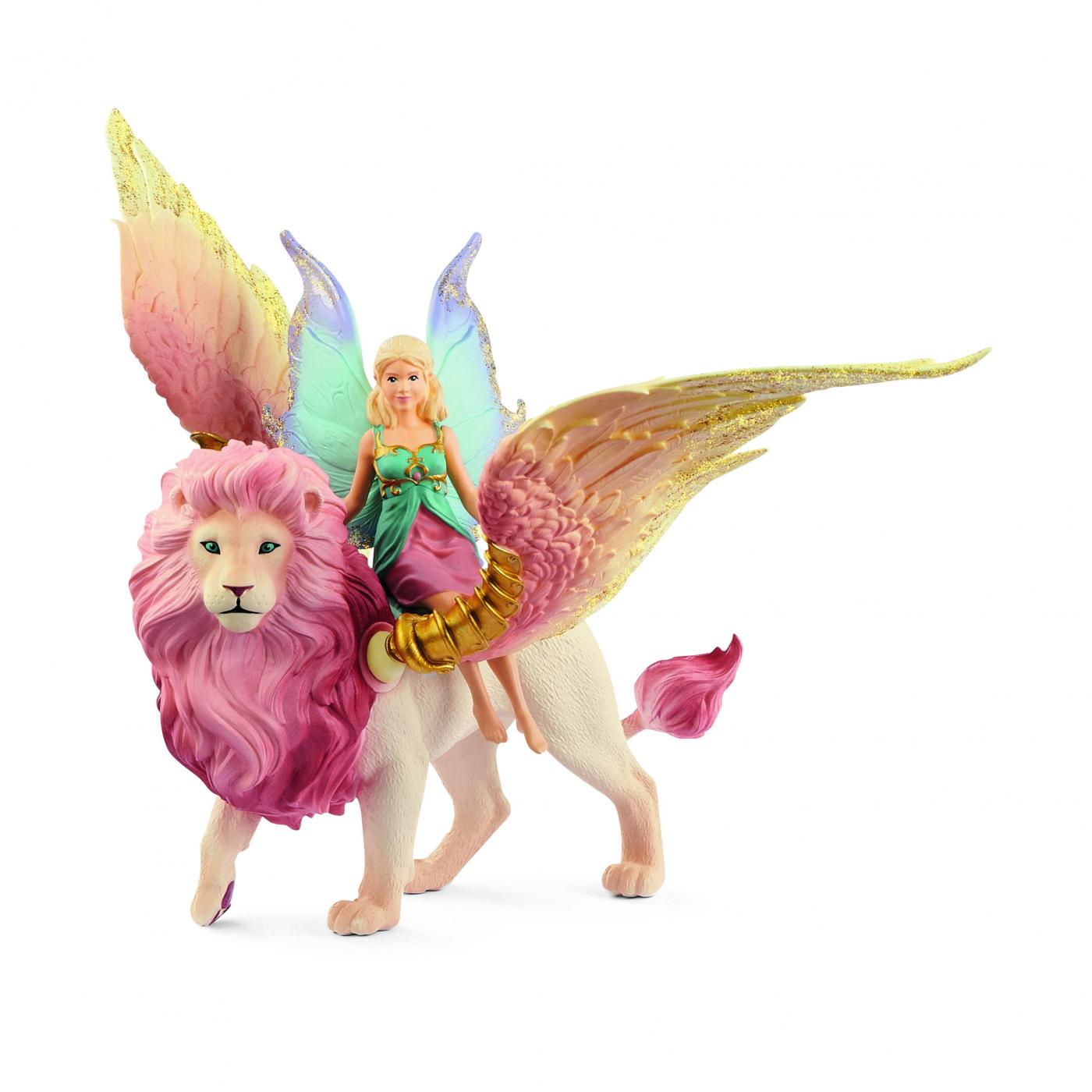 Schleich Bayala Elves: Schleich Elf on winged lion 70714
