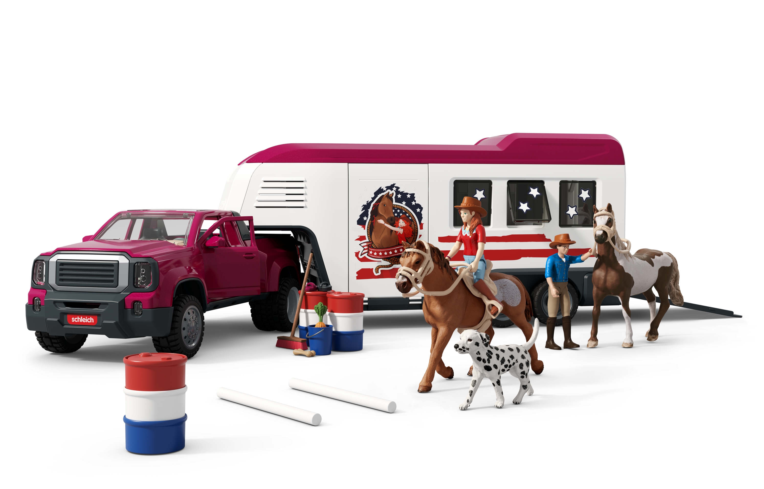 Schleich Horse Club Horses: Schleich Lakeside Truck and Trailer 42705