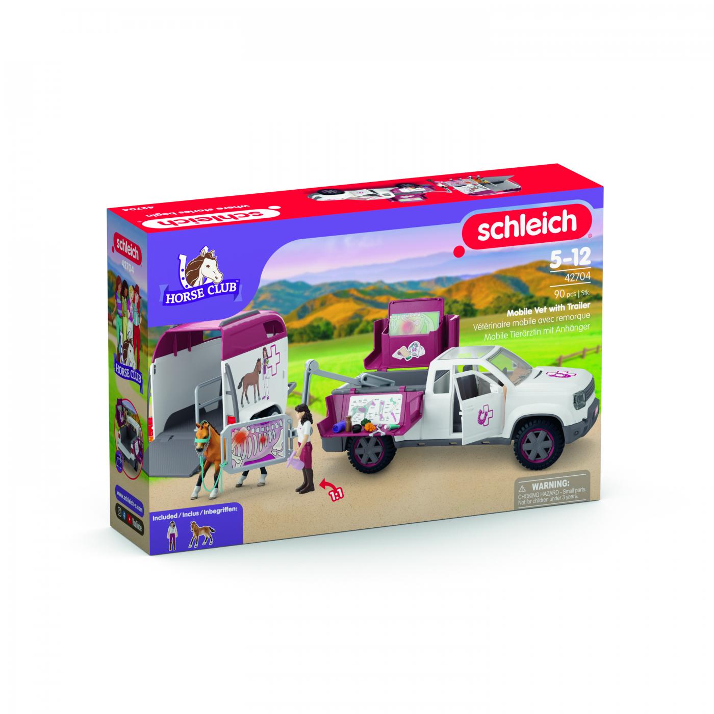 Schleich Horse Club Horses: Schleich Mobile vet with trailer 42704