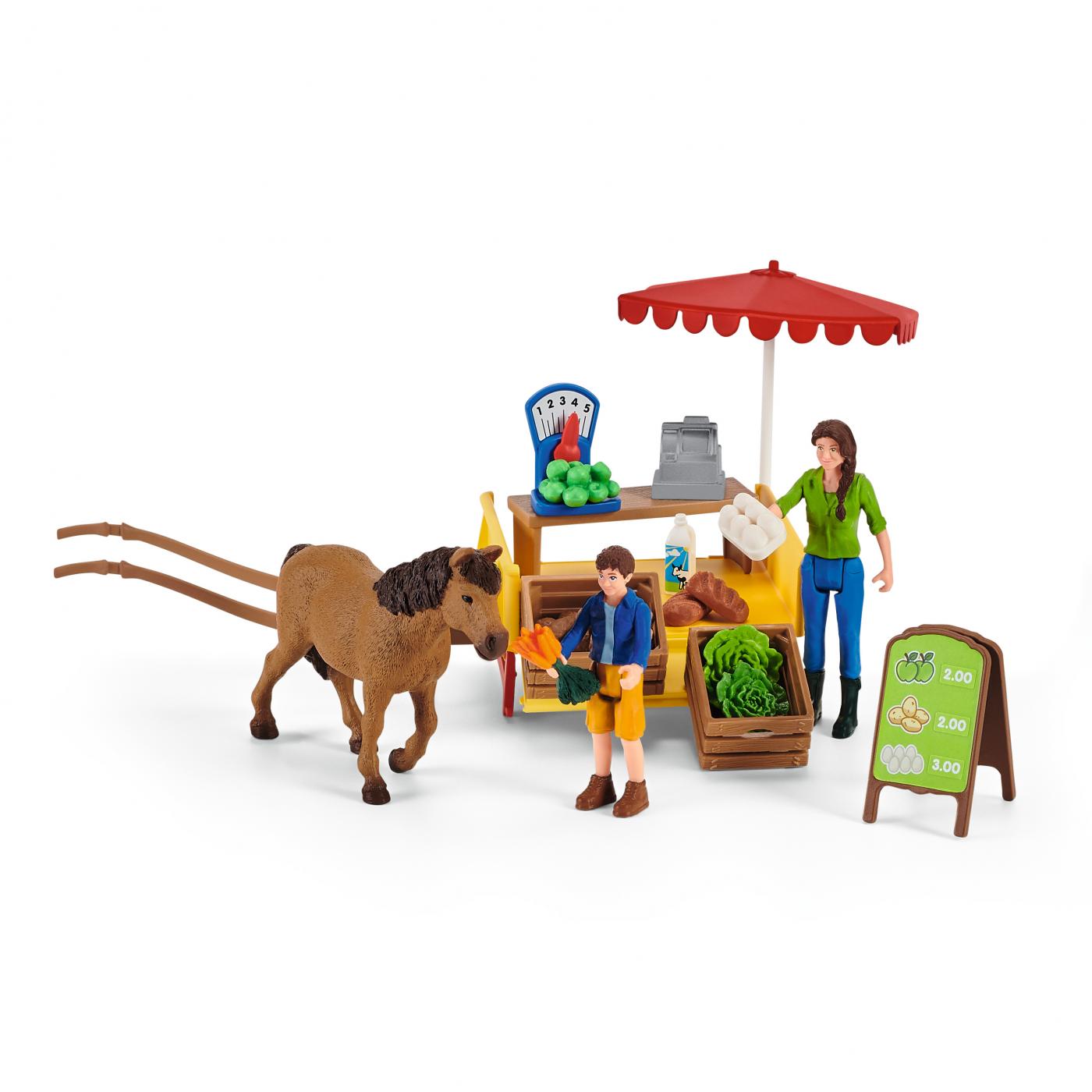 Schleich Bauernhoftiere: Schleich Mobiler Farm Stand 42528