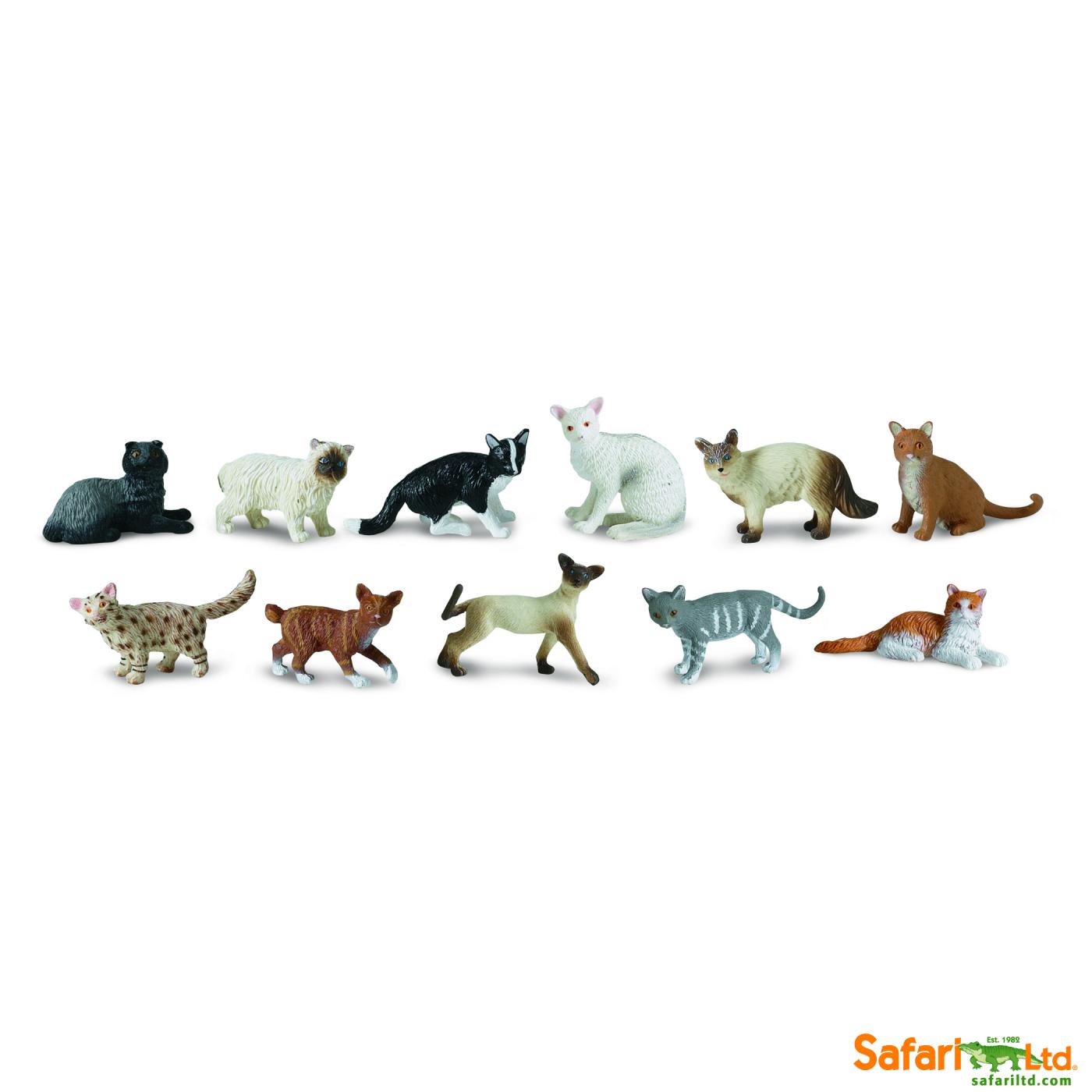 Safari Ltd 6992 Toob domestic cats - minis at spielzeug-guenstig.de